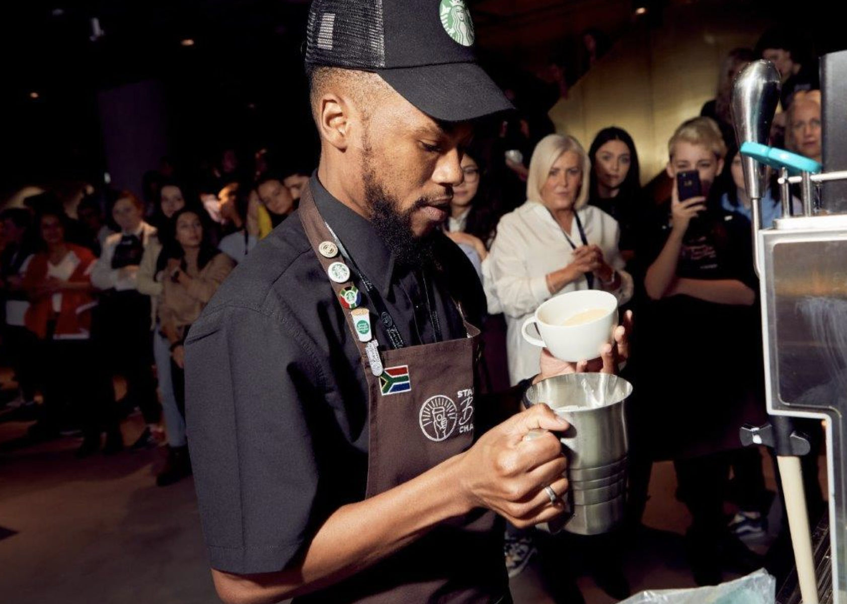 Starbucks champion’s secret is to keep calm and coffee on